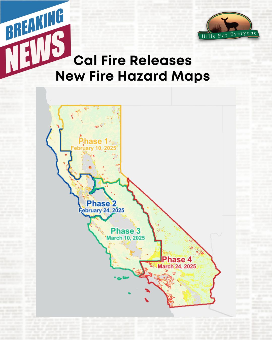 Fire Hazard Zones Updated | Hills For Everyone