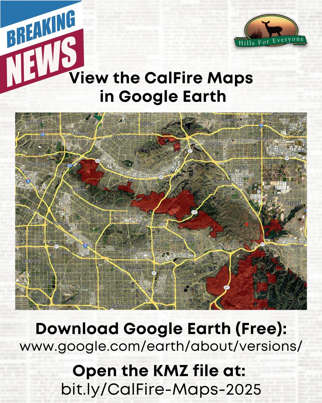 Cal Fire Maps | Hills For Everyone
